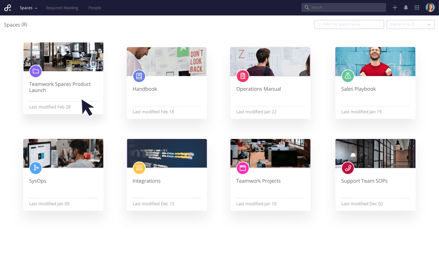 The Best Place To Keep Your Team And Company Content Teamwork Spaces 5967